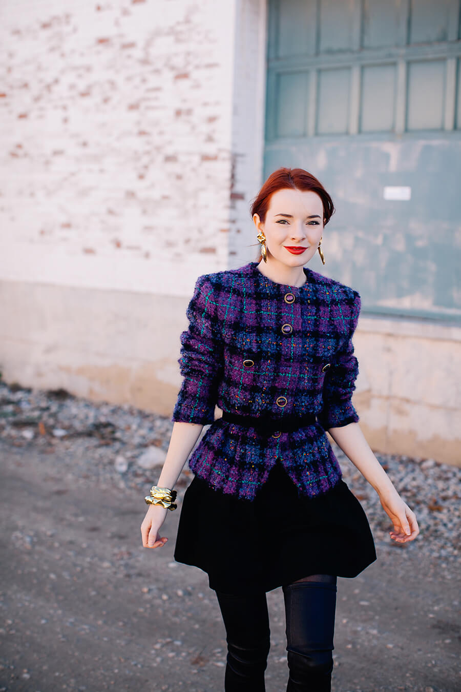 PURPLE TWEED - Sea of Shoes