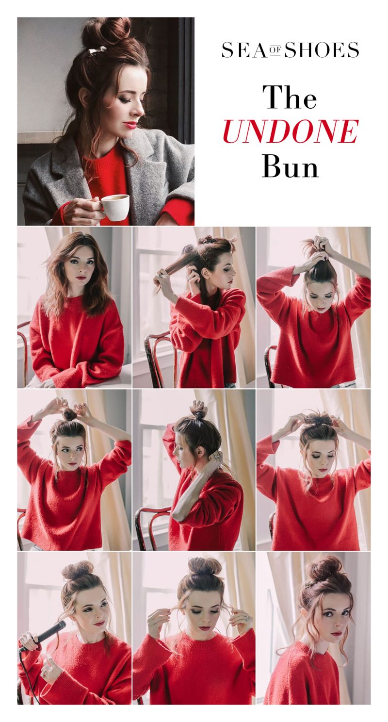 How To: The Messy Undone Bun - Sea of Shoes